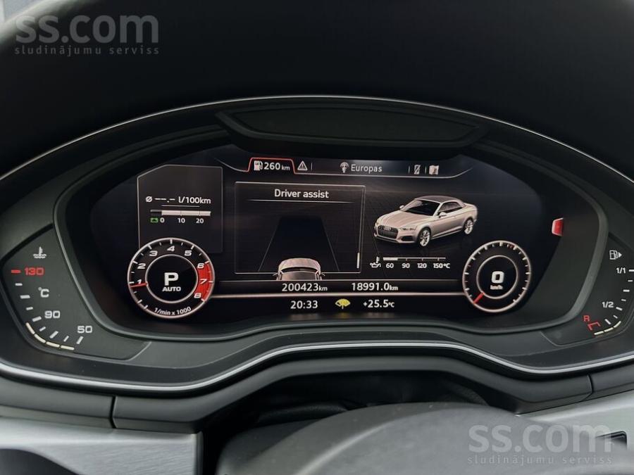 Balts Audi A5 2017 Jelgava, ar dzinēja tilpumu 2.00 L un nobraukumu 199 tūkst. km par 20700 €, foto 23 vietnē AUTOMOTO.COM.LV