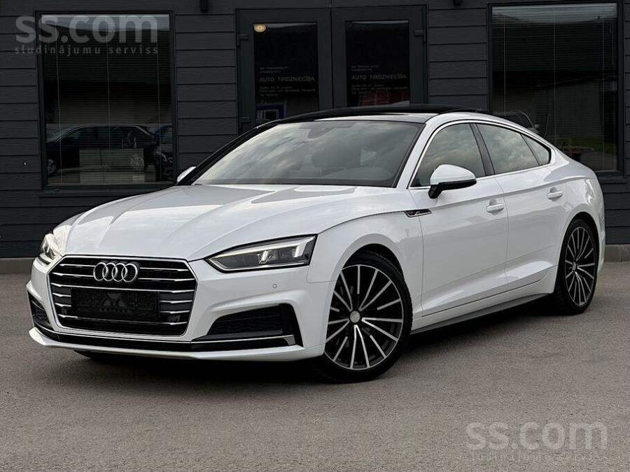 White Audi A5 2017 in Jelgava, with an engine capacity of 2.00 L and mileage of 199 thousand km for 20700 €, photo 4 on AUTOMOTO.COM.LV