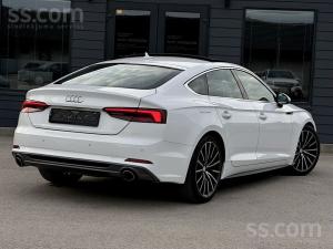 White Audi A5 2017 in Jelgava, with an engine capacity of 2.00 L and mileage of 199 thousand km for 20700 €, photo 5 on AUTOMOTO.COM.LV