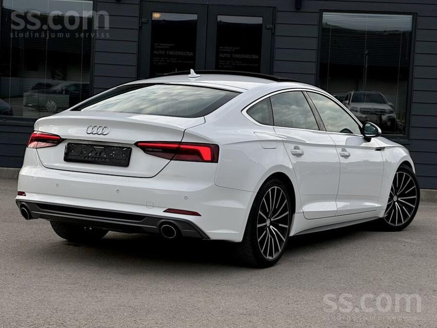 White Audi A5 2017 in Jelgava, with an engine capacity of 2.00 L and mileage of 199 thousand km for 20700 €, photo 5 on AUTOMOTO.COM.LV