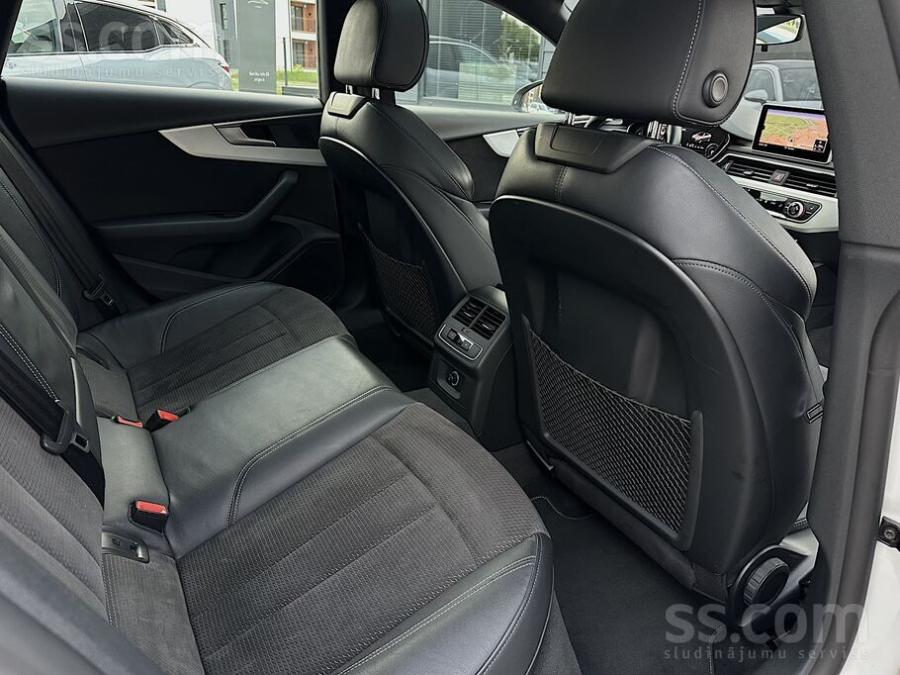White Audi A5 2017 in Jelgava, with an engine capacity of 2.00 L and mileage of 199 thousand km for 20700 €, photo 10 on AUTOMOTO.COM.LV