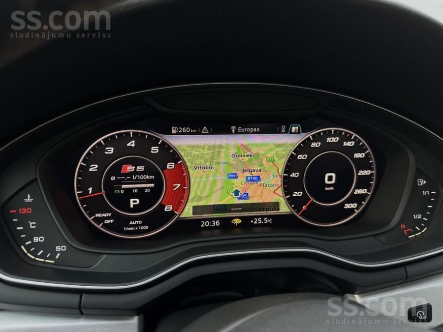 White Audi A5 2017 in Jelgava, with an engine capacity of 2.00 L and mileage of 199 thousand km for 20700 €, photo 22 on AUTOMOTO.COM.LV