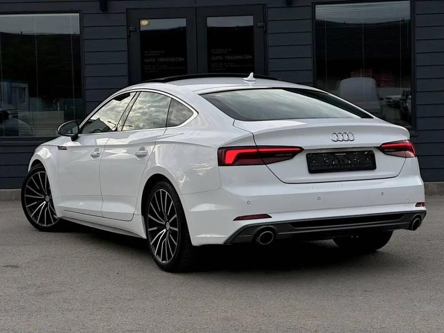 White Audi A5 2017 in Jelgava, with an engine capacity of 2.00 L and mileage of 199 thousand km for 20700 €, photo 3 on AUTOMOTO.COM.LV