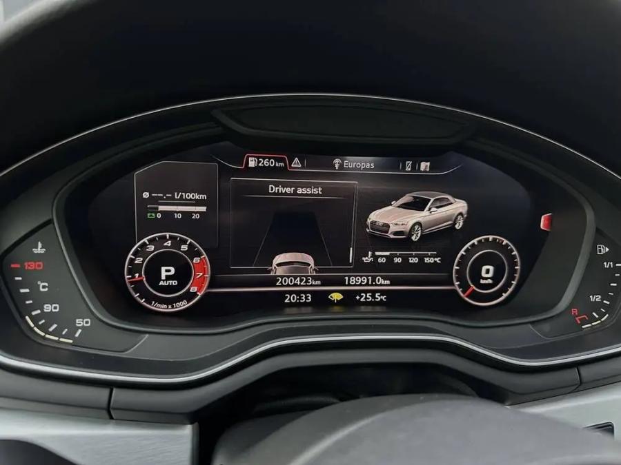 White Audi A5 2017 in Jelgava, with an engine capacity of 2.00 L and mileage of 199 thousand km for 20700 €, photo 23 on AUTOMOTO.COM.LV