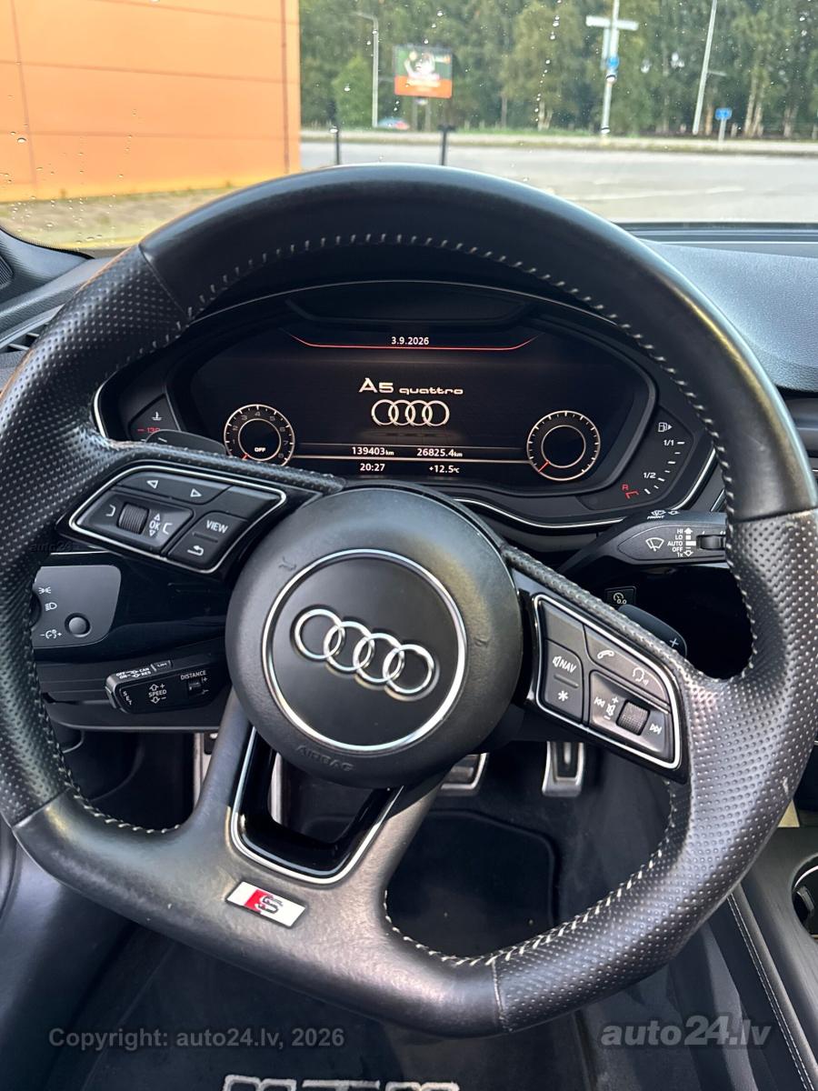Balts Audi A5 2017 Tallina, ar dzinēja tilpumu 2.00 L un nobraukumu 140 tūkst. km par 26499 €, foto 7 vietnē AUTOMOTO.COM.LV
