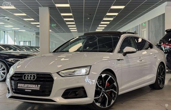 White Audi A5 2018 in Klaipeda, with an engine capacity of 3.00 L and mileage of 297 thousand km for 19950 €, photo 1 on AUTOMOTO.COM.LV