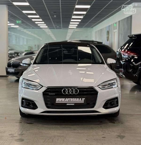 White Audi A5 2018 in Klaipeda, with an engine capacity of 3.00 L and mileage of 297 thousand km for 19950 €, photo 3 on AUTOMOTO.COM.LV