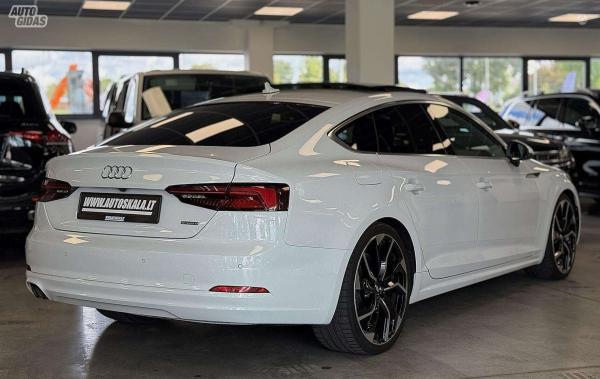 White Audi A5 2018 in Klaipeda, with an engine capacity of 3.00 L and mileage of 297 thousand km for 19950 €, photo 4 on AUTOMOTO.COM.LV