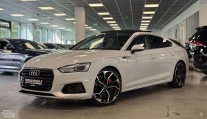 White Audi A5 2018 in Klaipeda, with an engine capacity of 3.00 L and mileage of 297 thousand km for 19950 €, photo 13 on AUTOMOTO.COM.LV