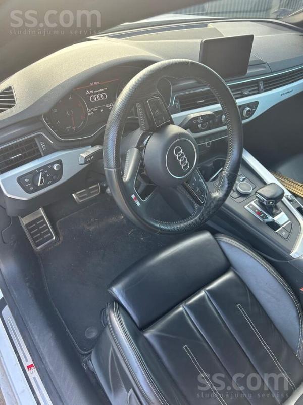 White Audi A5 2018 in Riga, with an engine capacity of 2.00 L and mileage of 160 thousand km for 23000 €, photo 7 on AUTOMOTO.COM.LV