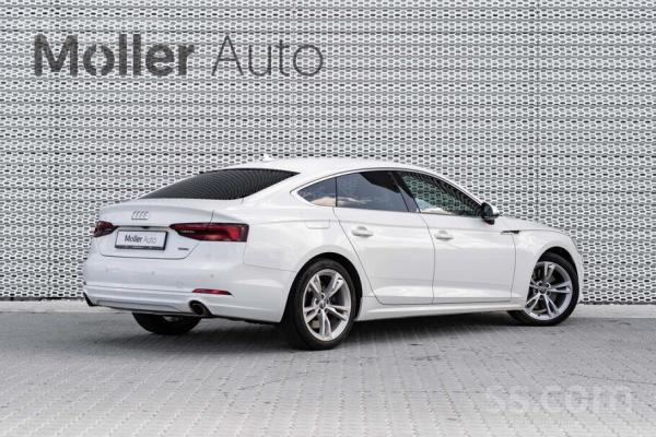 Balts Audi A5 2019 Rīga, ar dzinēja tilpumu 2.00 L un nobraukumu 124 tūkst. km par 24200 €, foto 4 vietnē AUTOMOTO.COM.LV