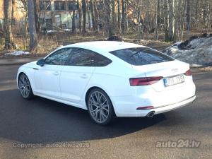 White Audi A5 2019 in Tallinn, with an engine capacity of 2.00 L and mileage of 129 thousand km for 21300 €, photo 3 on AUTOMOTO.COM.LV