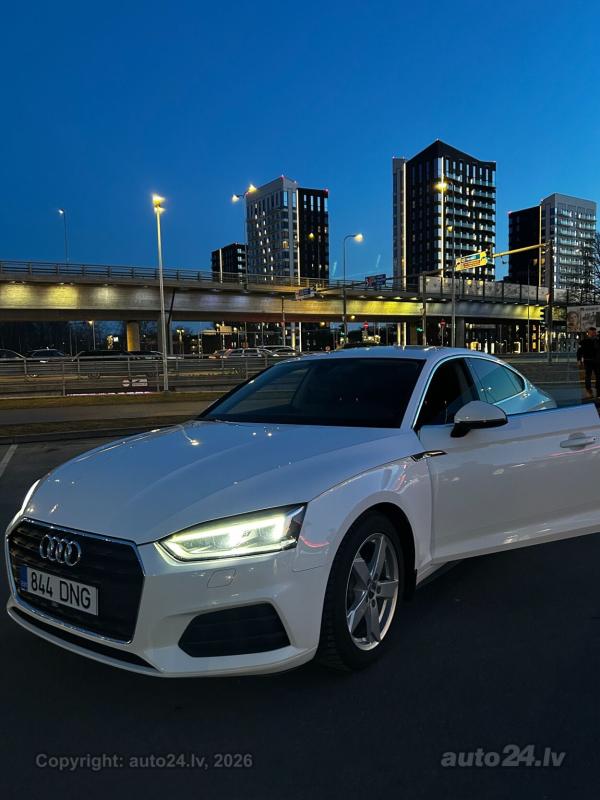 White Audi A5 2019 in Tallinn, with an engine capacity of 2.00 L and mileage of 233 thousand km for 17950 €, photo 8 on AUTOMOTO.COM.LV