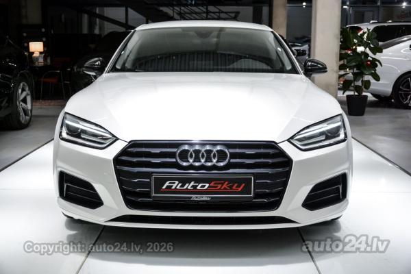 White Audi A5 2019 in Tallinn, with an engine capacity of 2.00 L and mileage of 130 thousand km for 21500 €, photo 2 on AUTOMOTO.COM.LV