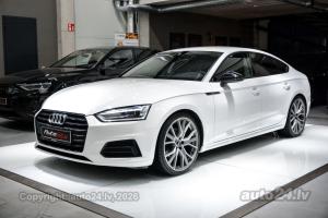 White Audi A5 2019 in Tallinn, with an engine capacity of 2.00 L and mileage of 130 thousand km for 21500 €, photo 4 on AUTOMOTO.COM.LV