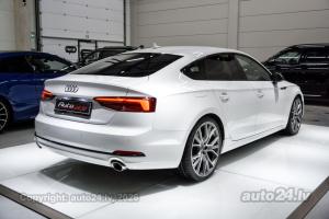 White Audi A5 2019 in Tallinn, with an engine capacity of 2.00 L and mileage of 130 thousand km for 21500 €, photo 6 on AUTOMOTO.COM.LV