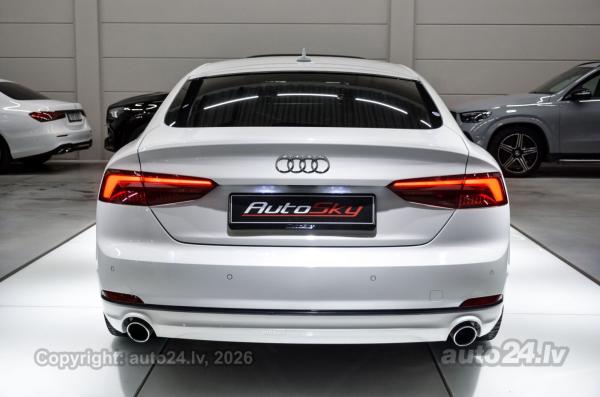 White Audi A5 2019 in Tallinn, with an engine capacity of 2.00 L and mileage of 130 thousand km for 21500 €, photo 6 on AUTOMOTO.COM.LV