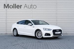 White Audi A5 2019 in Marupe, with an engine capacity of 2.00 L and mileage of 154 thousand km for 19950 €, photo 3 on AUTOMOTO.COM.LV
