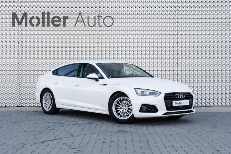 White Audi A5 2019 in Marupe, with an engine capacity of 2.00 L and mileage of 154 thousand km for 19950 €, photo 3 on AUTOMOTO.COM.LV