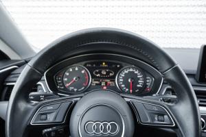 White Audi A5 2019 in Marupe, with an engine capacity of 2.00 L and mileage of 154 thousand km for 19950 €, photo 15 on AUTOMOTO.COM.LV