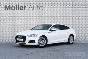 Balts Audi A5 2019 Rīga, ar dzinēja tilpumu 2.00 L un nobraukumu 154 tūkst. km par 19950 €, foto  vietnē AUTOMOTO.COM.LV