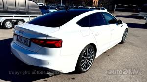 White Audi A5 2021 in Tallinn, with an engine capacity of 2.00 L and mileage of 82 thousand km for 27500 €, photo 4 on AUTOMOTO.COM.LV