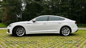 Balts Audi A5 2021 Tallina, ar dzinēja tilpumu 2.00 L un nobraukumu 66 tūkst. km par 30900 €, foto 6 vietnē AUTOMOTO.COM.LV