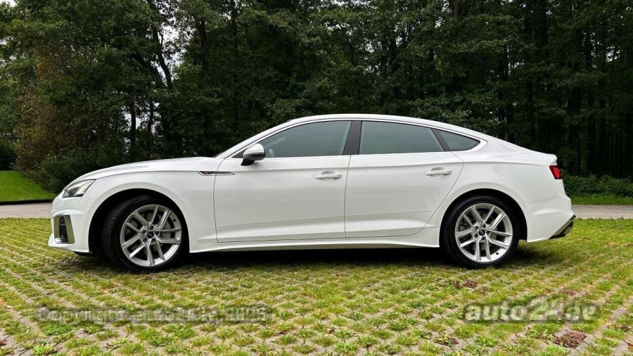 Balts Audi A5 2021 Tallina, ar dzinēja tilpumu 2.00 L un nobraukumu 66 tūkst. km par 30900 €, foto 6 vietnē AUTOMOTO.COM.LV