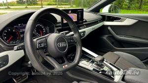 Balts Audi A5 2021 Tallina, ar dzinēja tilpumu 2.00 L un nobraukumu 66 tūkst. km par 30900 €, foto 7 vietnē AUTOMOTO.COM.LV