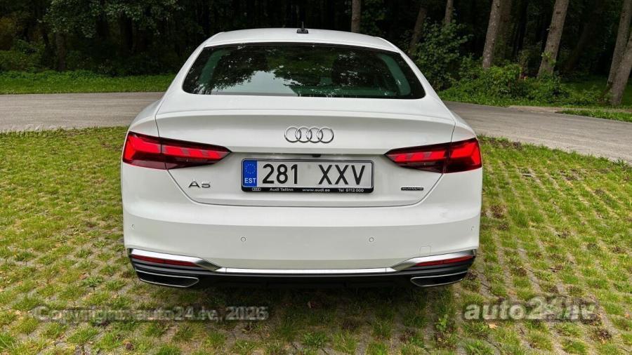 Balts Audi A5 2021 Tallina, ar dzinēja tilpumu 2.00 L un nobraukumu 66 tūkst. km par 30900 €, foto 9 vietnē AUTOMOTO.COM.LV