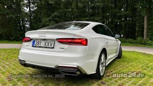 Balts Audi A5 2021 Tallina, ar dzinēja tilpumu 2.00 L un nobraukumu 66 tūkst. km par 30900 €, foto 10 vietnē AUTOMOTO.COM.LV