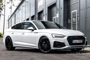 White Audi A5 2021 in Tallinn, with an engine capacity of 2.00 L and mileage of 80 thousand km for 34990 €, photo  on AUTOMOTO.COM.LV