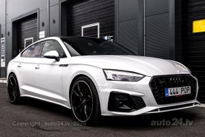 White Audi A5 2021 in Tallinn, with an engine capacity of 2.00 L and mileage of 80 thousand km for 34990 €, photo 3 on AUTOMOTO.COM.LV