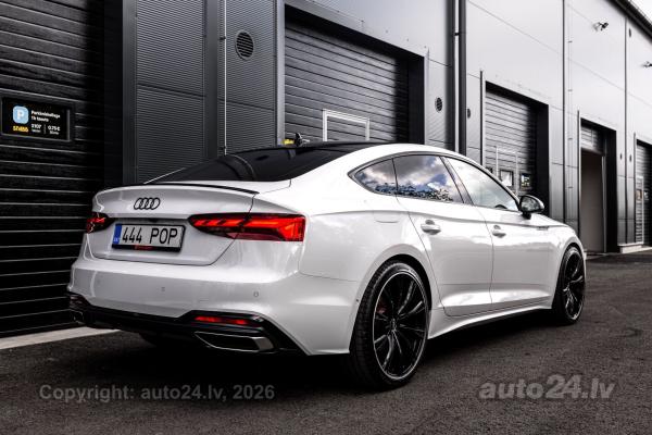 Balts Audi A5 2021 Tallina, ar dzinēja tilpumu 2.00 L un nobraukumu 80 tūkst. km par 34990 €, foto 5 vietnē AUTOMOTO.COM.LV