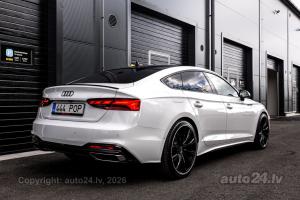 White Audi A5 2021 in Tallinn, with an engine capacity of 2.00 L and mileage of 80 thousand km for 34990 €, photo 6 on AUTOMOTO.COM.LV
