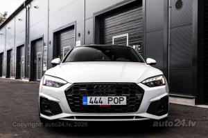 White Audi A5 2021 in Tallinn, with an engine capacity of 2.00 L and mileage of 80 thousand km for 34990 €, photo 14 on AUTOMOTO.COM.LV
