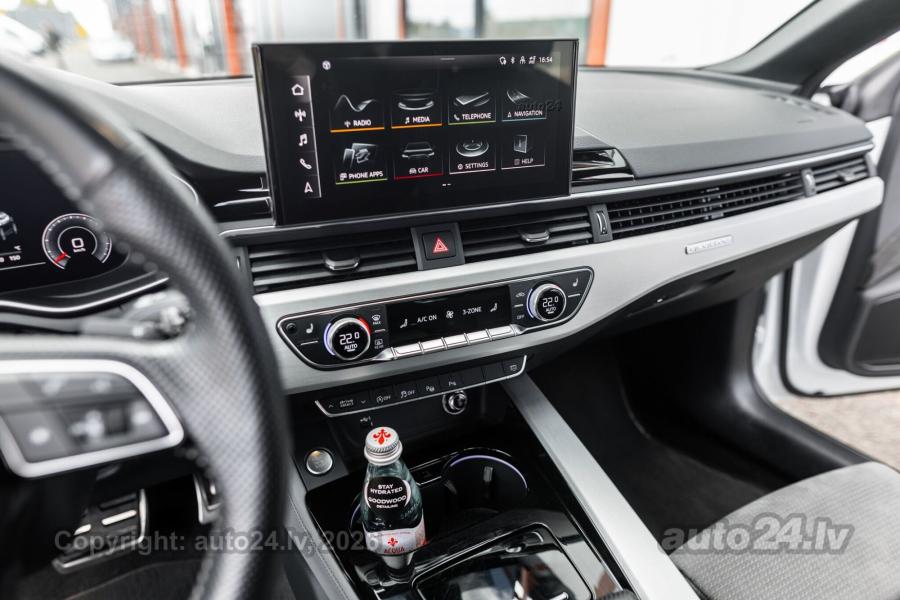 White Audi A5 2021 in Tallinn, with an engine capacity of 2.00 L and mileage of 80 thousand km for 34990 €, photo 19 on AUTOMOTO.COM.LV