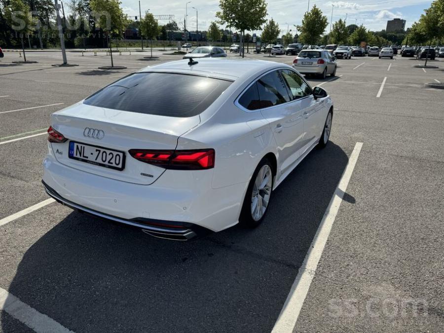 Balts Audi A5 2021 Rīga, ar dzinēja tilpumu 2.00 L un nobraukumu 64 tūkst. km par 24000 €, foto 8 vietnē AUTOMOTO.COM.LV