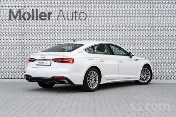 Balts Audi A5 2024 Rīga, ar dzinēja tilpumu 2.00 L un nobraukumu 28 tūkst. km par 32800 €, foto 4 vietnē AUTOMOTO.COM.LV