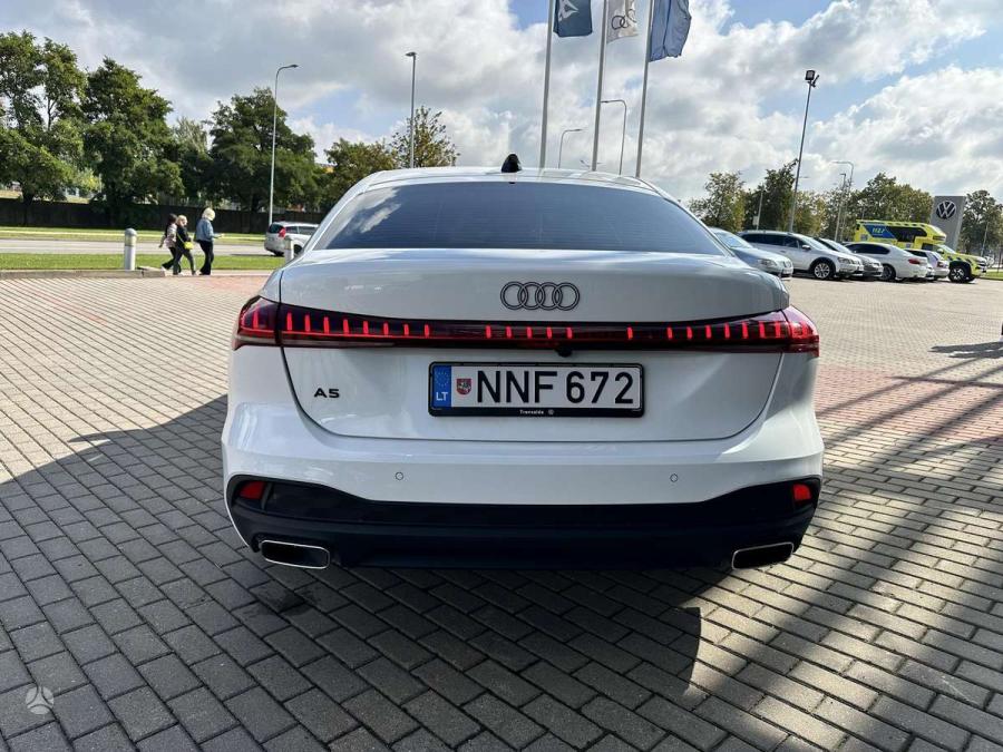 Balts Audi A5 2025 Šauļi, ar dzinēja tilpumu 1.98 L un nobraukumu 13 tūkst. km par 37500 €, foto 7 vietnē AUTOMOTO.COM.LV