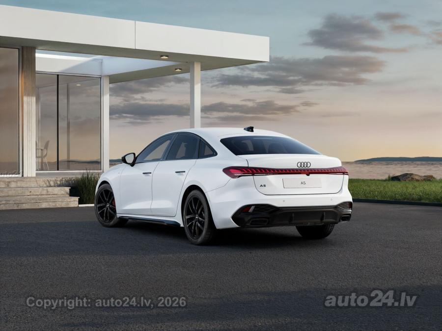 Balts Audi A5 2026 Tallina, ar dzinēja tilpumu 2.00 L un nobraukumu 0 tūkst. km par 49900 €, foto 3 vietnē AUTOMOTO.COM.LV