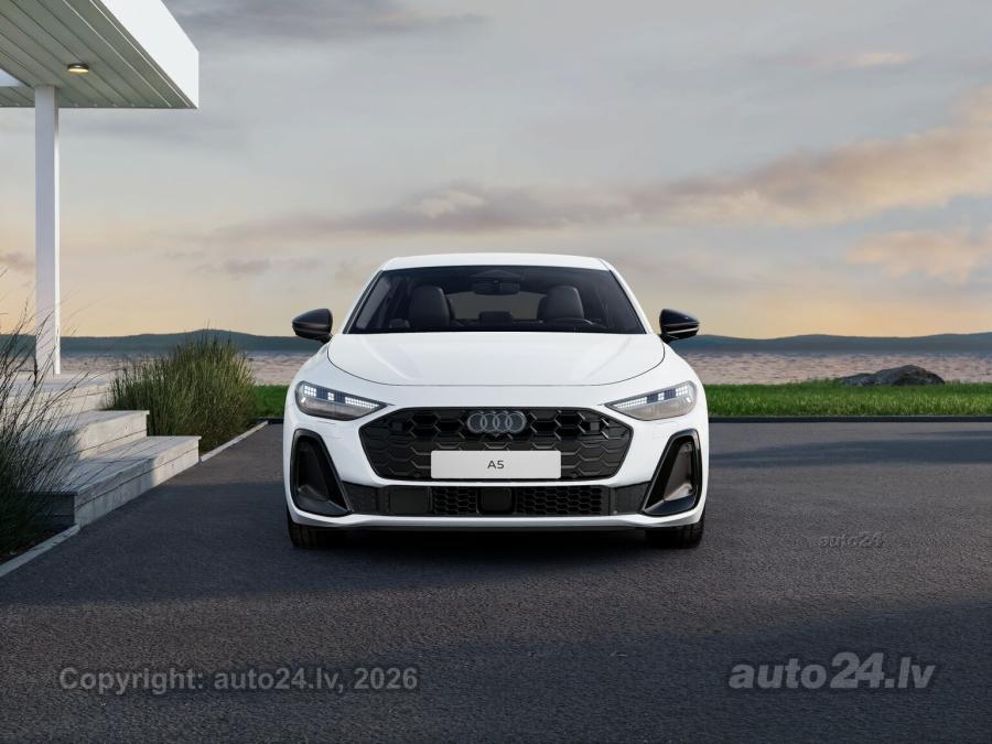 Balts Audi A5 2026 Tallina, ar dzinēja tilpumu 2.00 L un nobraukumu 0 tūkst. km par 49900 €, foto 5 vietnē AUTOMOTO.COM.LV