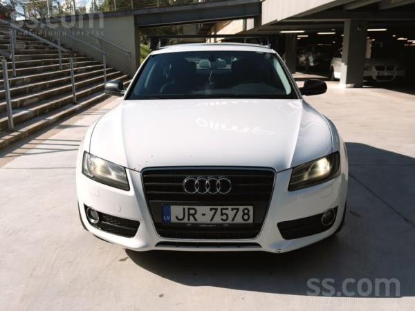 White Audi A5 2011 in Riga, with an engine capacity of 2.70 L and mileage of 391 thousand km for 6500 €, photo 7 on AUTOMOTO.COM.LV