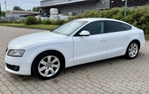 White Audi A5 2011 in Riga, with an engine capacity of 2.00 L and mileage of 350 thousand km for 5290 €, photo 4 on AUTOMOTO.COM.LV
