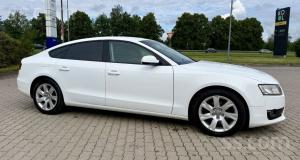 White Audi A5 2011 in Riga, with an engine capacity of 2.00 L and mileage of 350 thousand km for 5290 €, photo 5 on AUTOMOTO.COM.LV
