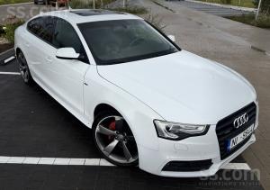 White Audi A5 2012 in Riga, with an engine capacity of 3.00 L and mileage of 279 thousand km for 11990 €, photo 4 on AUTOMOTO.COM.LV