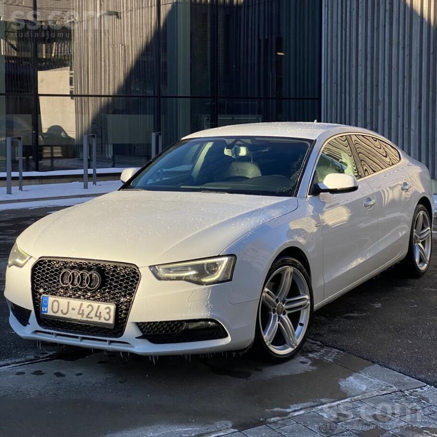 Balts Audi A5 2013 Jelgava, ar dzinēja tilpumu 2.00 L un nobraukumu 323 tūkst. km par 9750 €, foto 1 vietnē AUTOMOTO.COM.LV