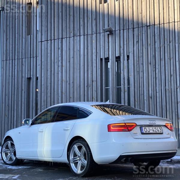 Balts Audi A5 2013 Jelgava, ar dzinēja tilpumu 2.00 L un nobraukumu 323 tūkst. km par 9750 €, foto 6 vietnē AUTOMOTO.COM.LV