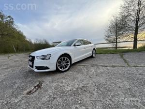 White Audi A5 2013 in Liepaja, with an engine capacity of 2.00 L and mileage of 290 thousand km for 9700 €, photo  on AUTOMOTO.COM.LV