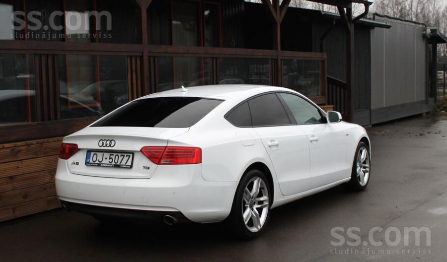 Balts Audi A5 2014 Rīga, ar dzinēja tilpumu 3.00 L un nobraukumu 0 tūkst. km par 9890 €, foto 10 vietnē AUTOMOTO.COM.LV